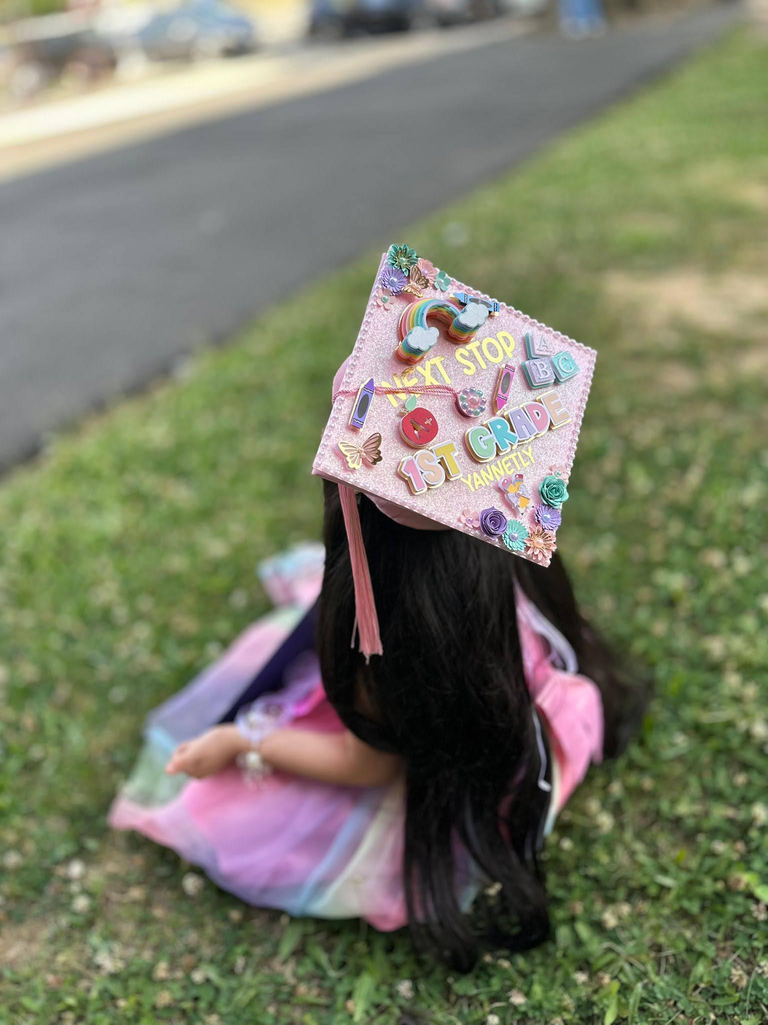 Kindergarten Makeup and Gymnastics Graduation Cap/ Softball / Prek ...