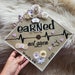 Graduation Cap Toppers/ Flower Graduation Cap/ Glitter Graduation Cap ...