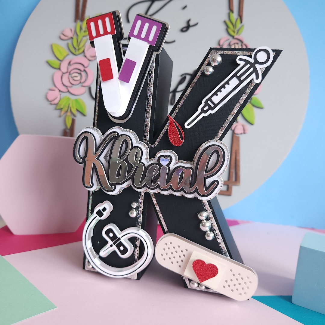 Phlebotomy 3d Letter/ Nurse Present/ 3d Letter/ Graduation Present ...