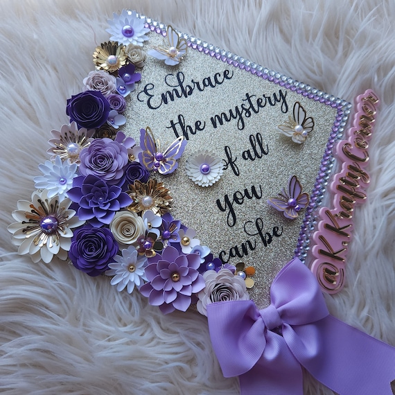 Birrete De Graduación Morado 2024 Artesanía De Calidad Para Gorra De