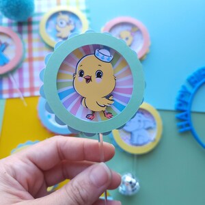 Canticos 3d Cupcake Toppers Boy/ Canticos Party Decor/ Customizable ...