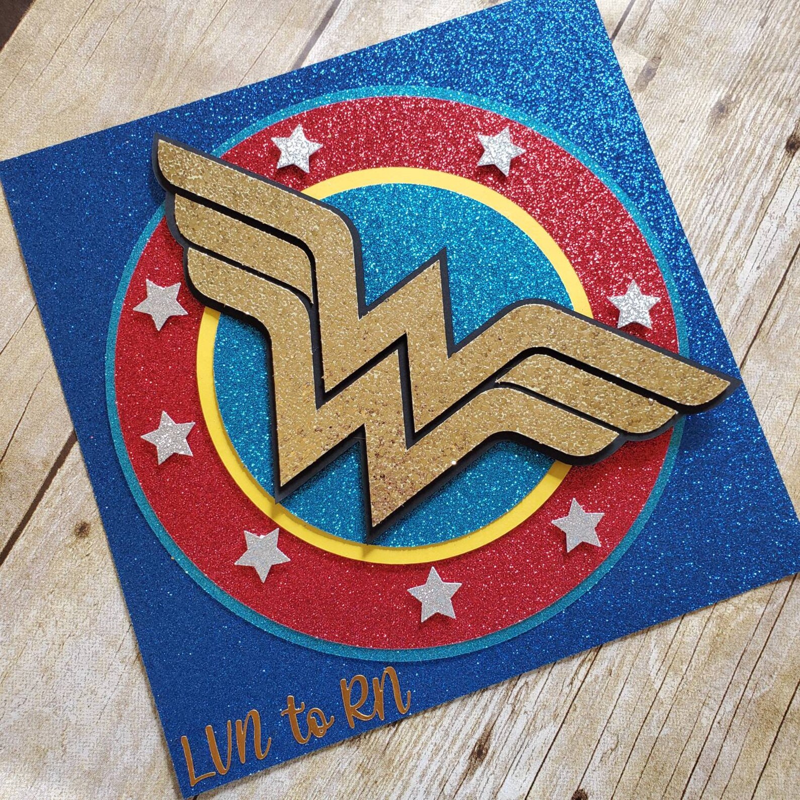 Wonder Woman Graduation Cap Toppers/ Flower Graduation Cap/ - Etsy