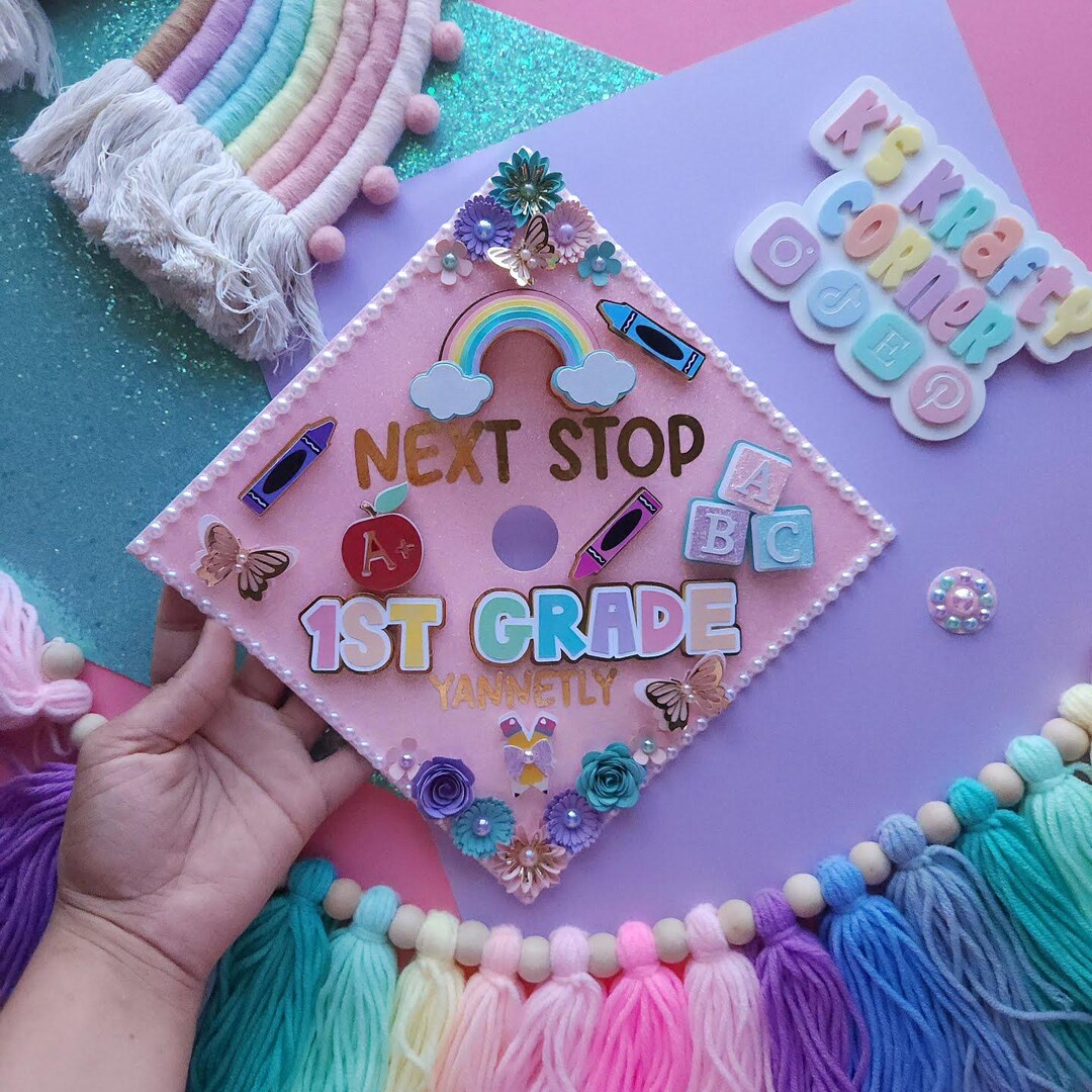 Kindergarten Graduation Cap/ 3d Letter/ Prek Graduation /next Stop ...