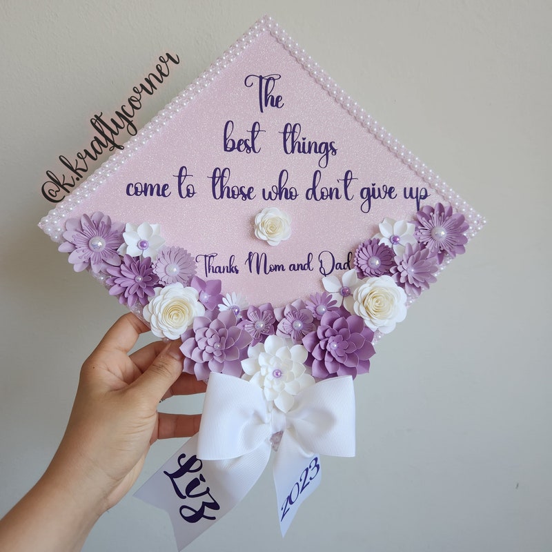 Flowers for Graduation Cap - Etsy