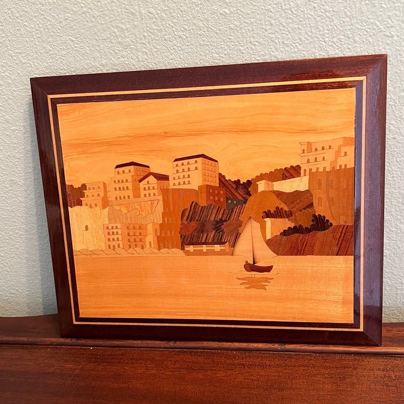 Wood Inlay Picture - Etsy