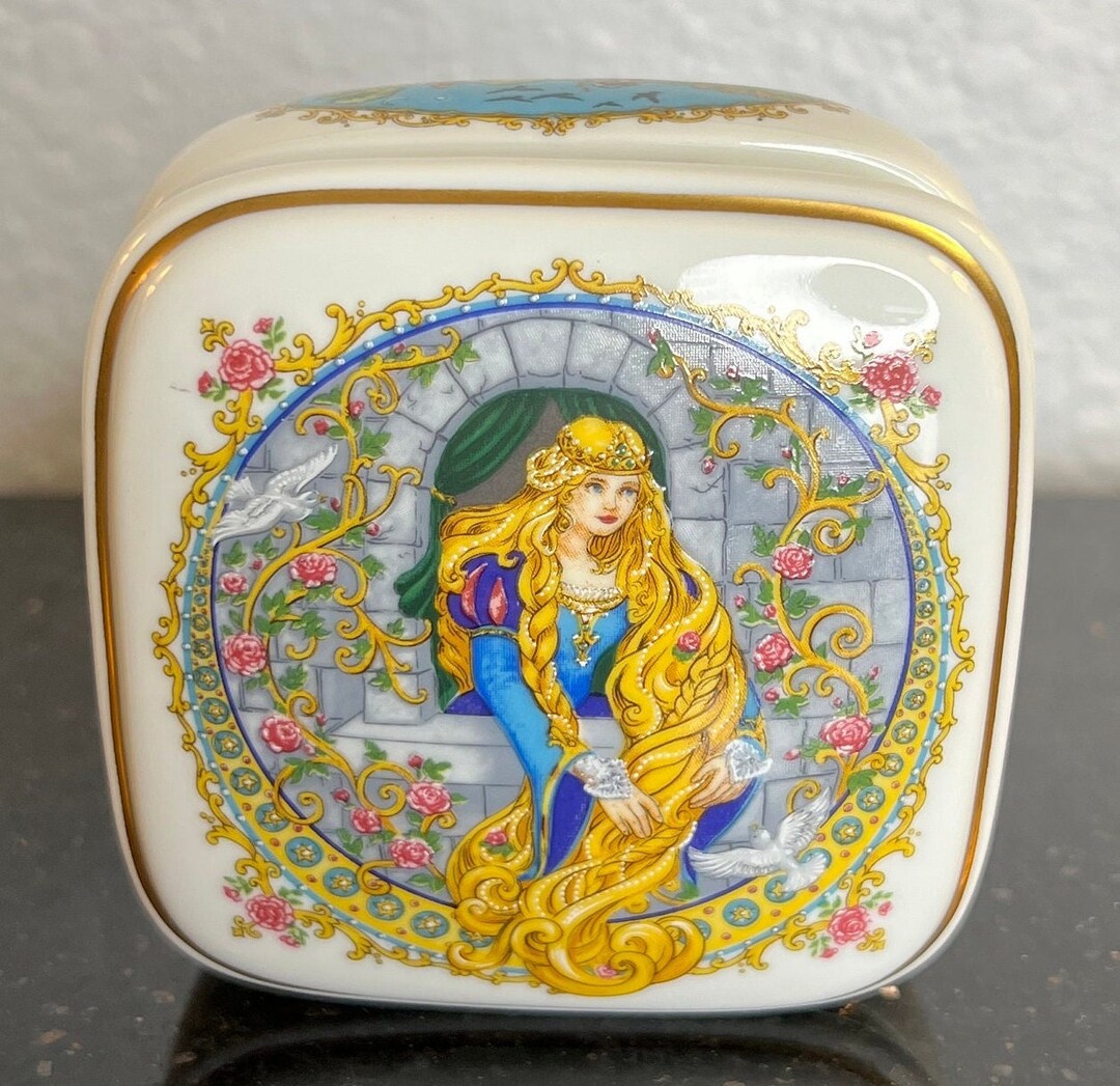 Vintage Franciscan Rapunzel Music Box Plays "till the End of Time ...