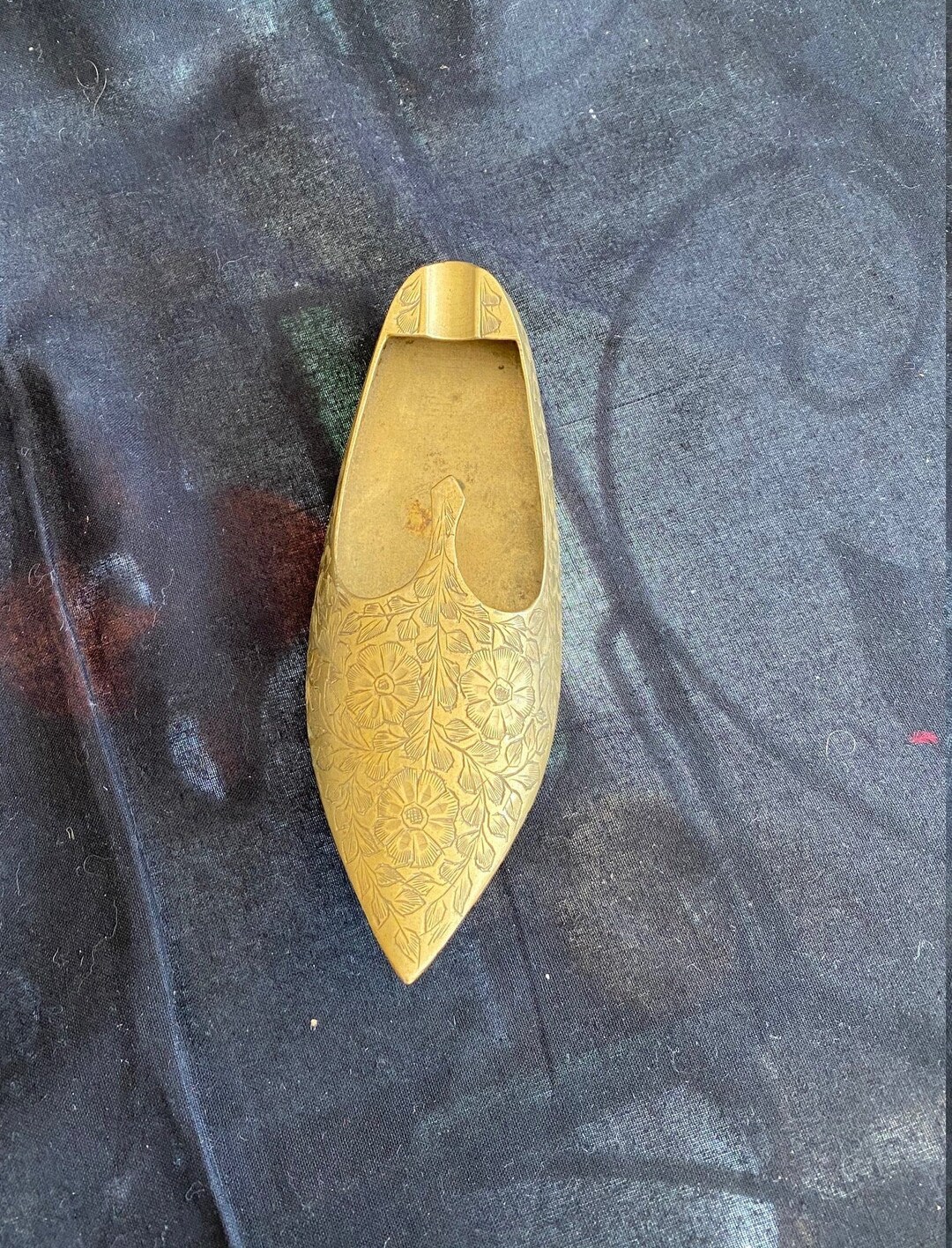 Vintage Large Solid Brass Hand Tooled Moroccan Turkish Arabian Design ...