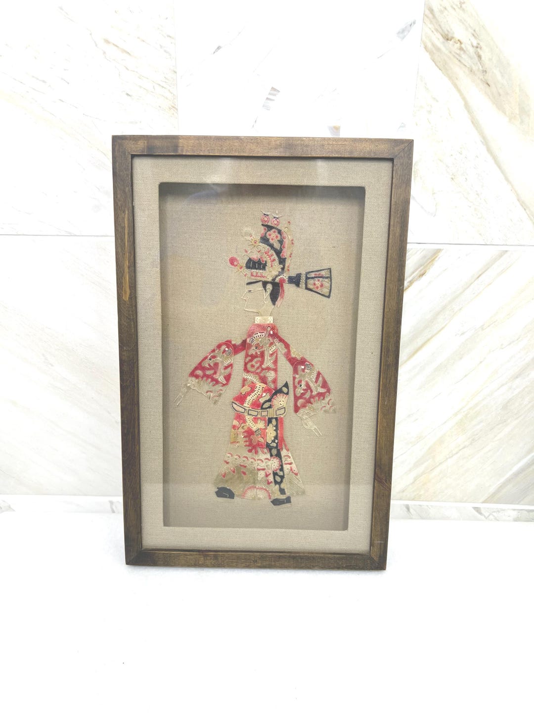 Vintage Chinese Pi Ying Xi Shadow Puppet Art, Framed in A Shadow Box - Etsy