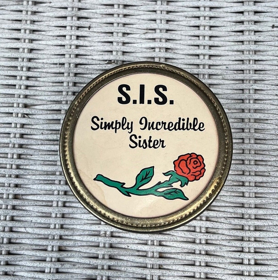 Vintage Round Clear Plastic Music Box ~simply Incredible Sister ~ Plays ...