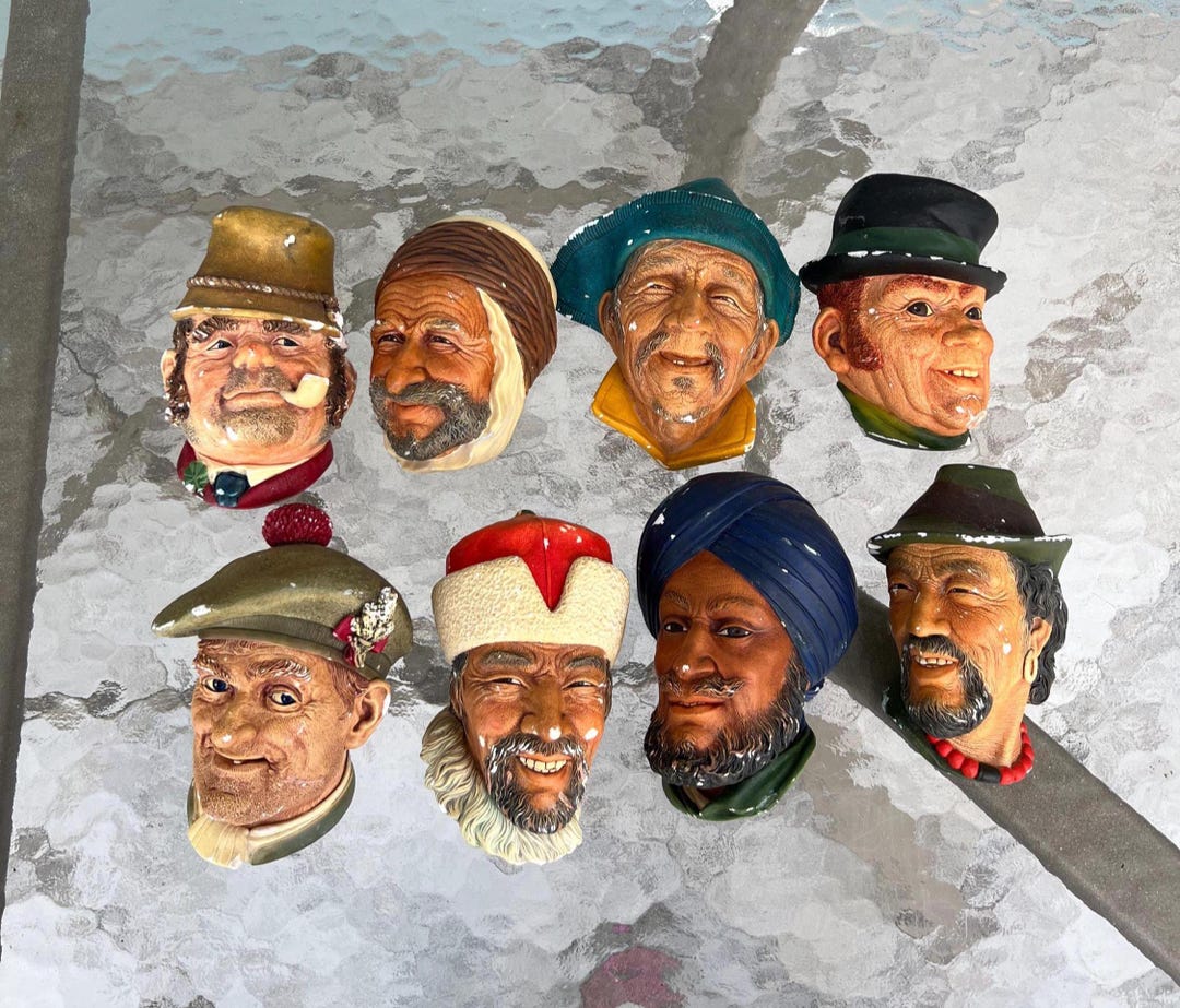 Vintage Bossons Chalk Ware Heads Your Choice - Etsy