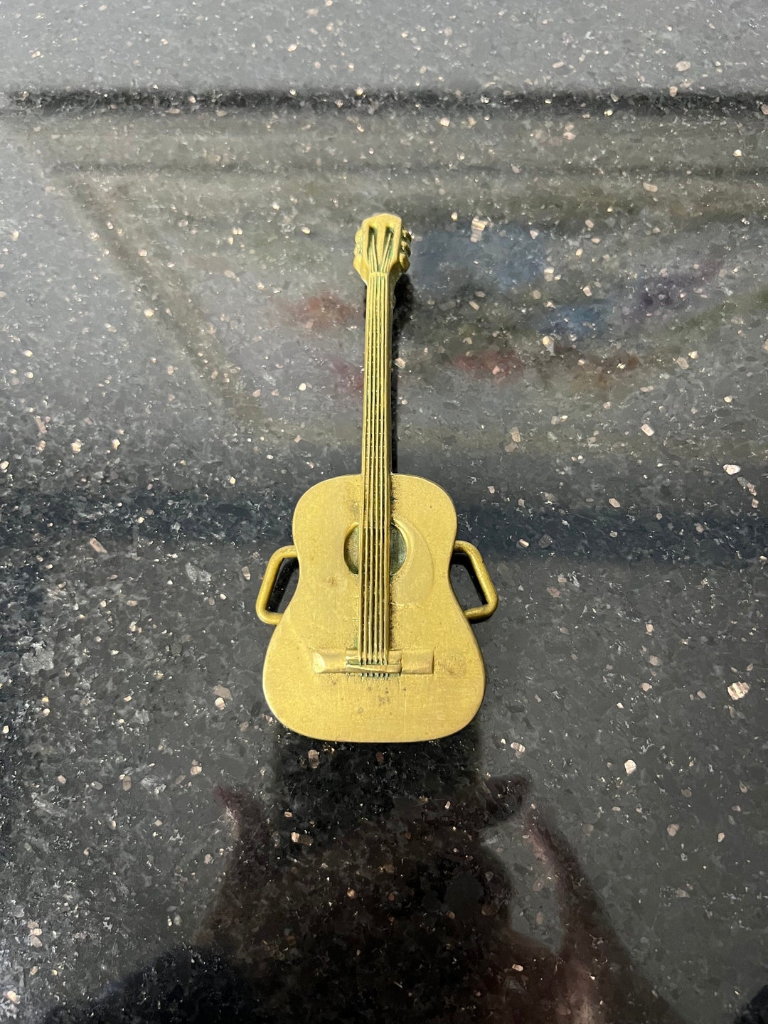 1978 Baron Acoustic Guitar Belt Buckle - Solid Brass - Etsy