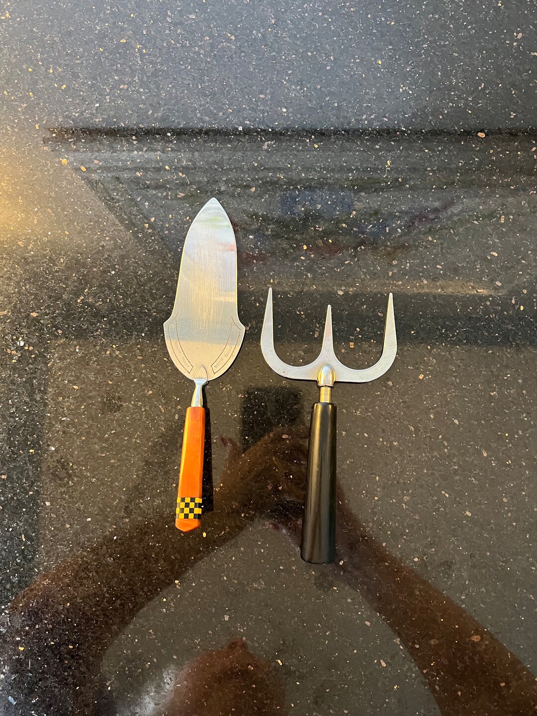 Vintage Bakelite Serving Utensil Art Deco Meat Serving Fork Sold ...