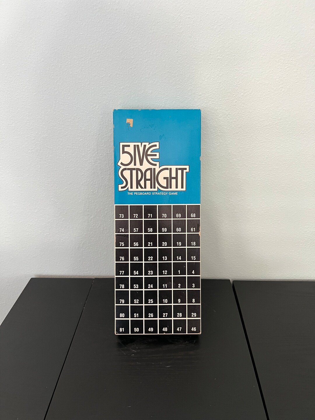 Vintage 5ive Straight Pegboard Strategy Game 1968 Complete, Family Game ...