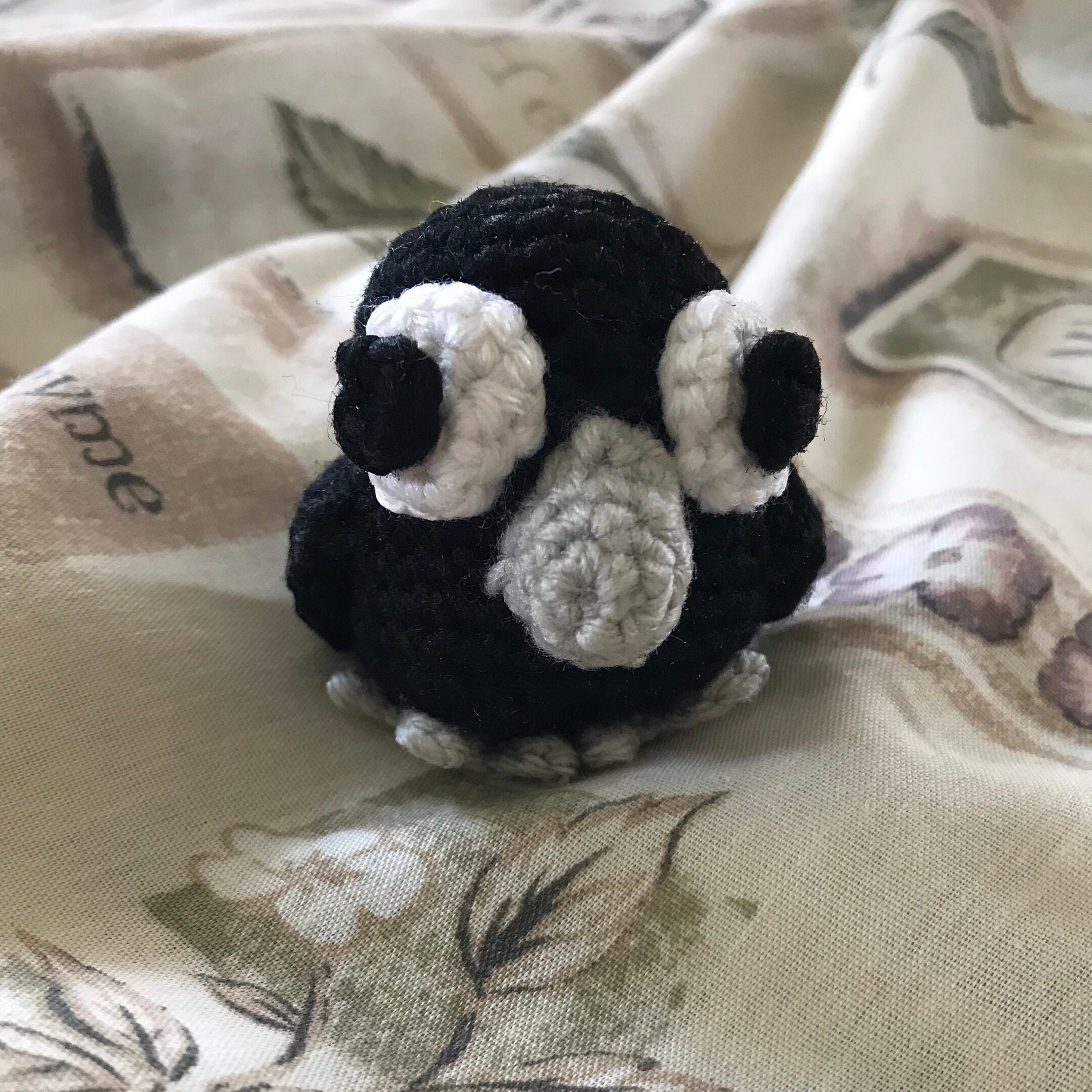 Gothic Mini Crows and Ravens Crochet Home Decor - Etsy