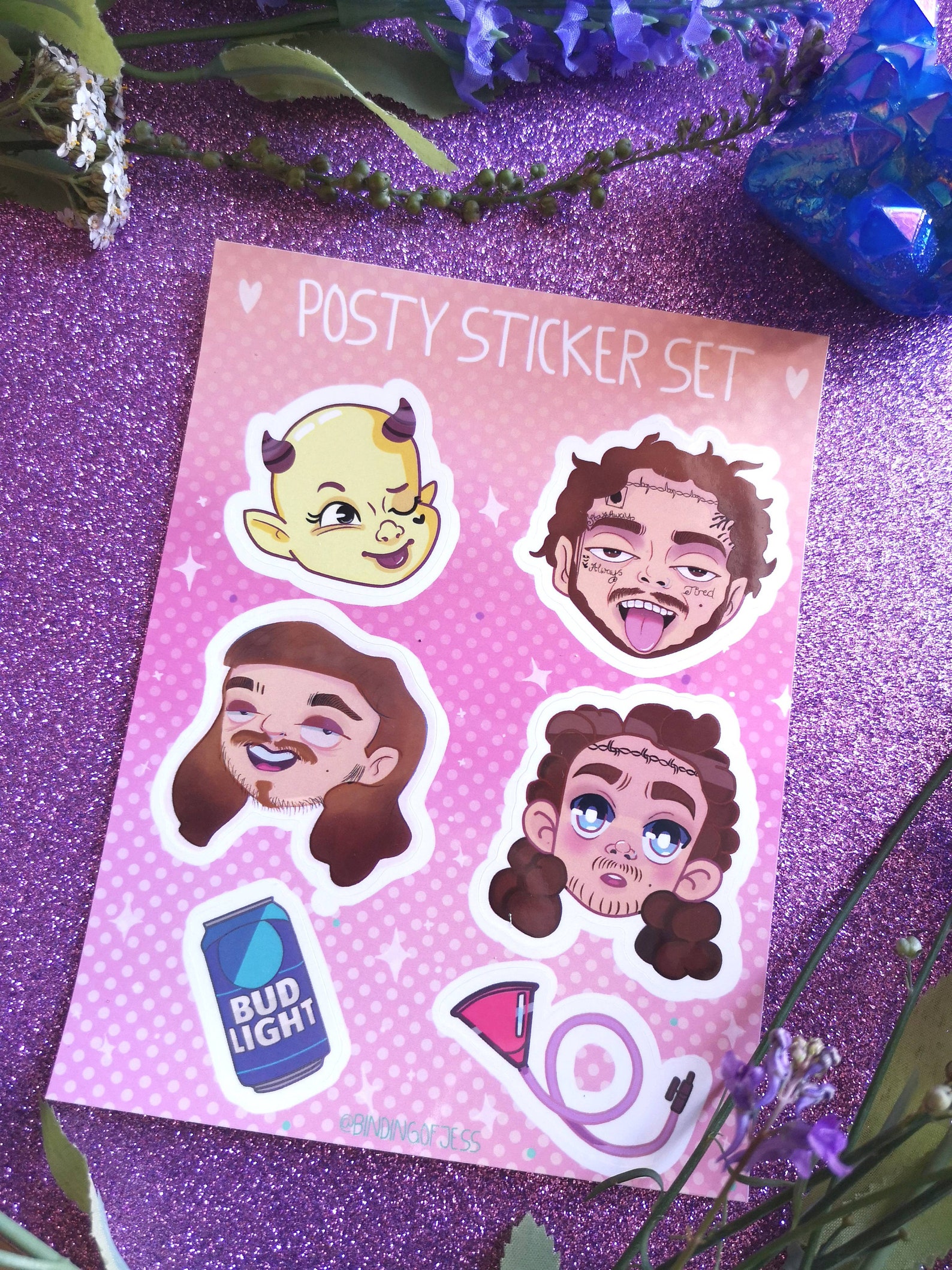 Post Malone Sticker Sheet | Etsy