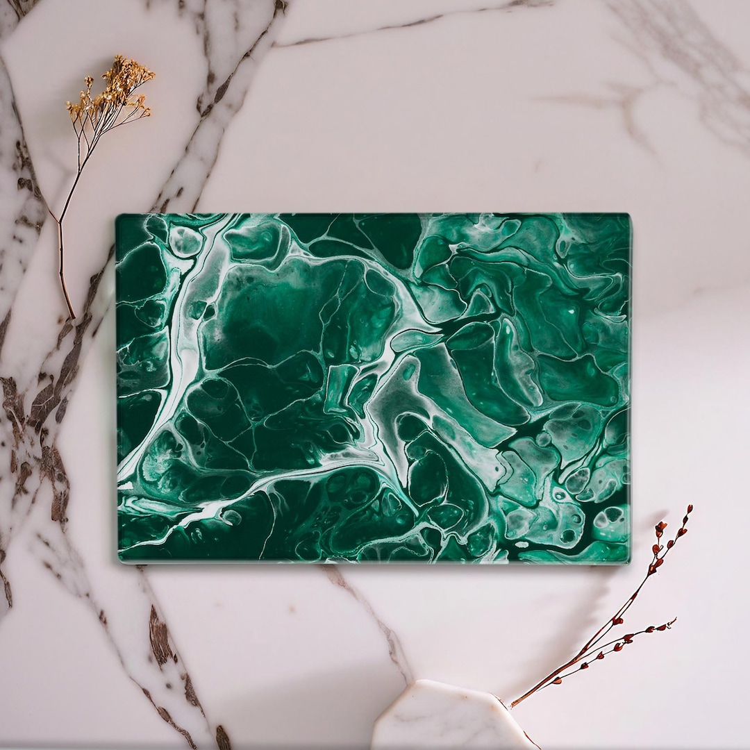 Green Marble Placemat - Luxury Glass Table Mat - Etsy