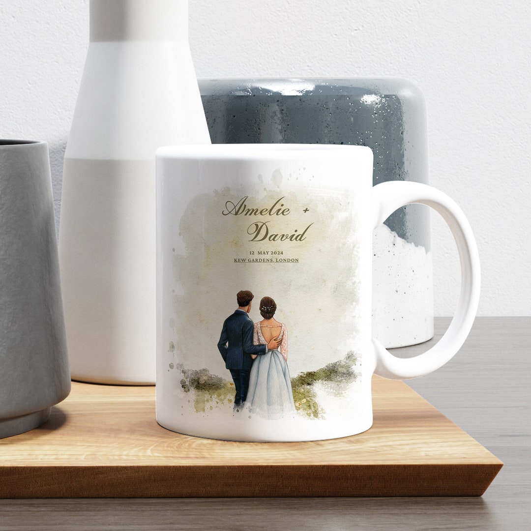 Bulk Wedding Coffee Mugs With Own Photo Personalized Gift Mugs Favours ...