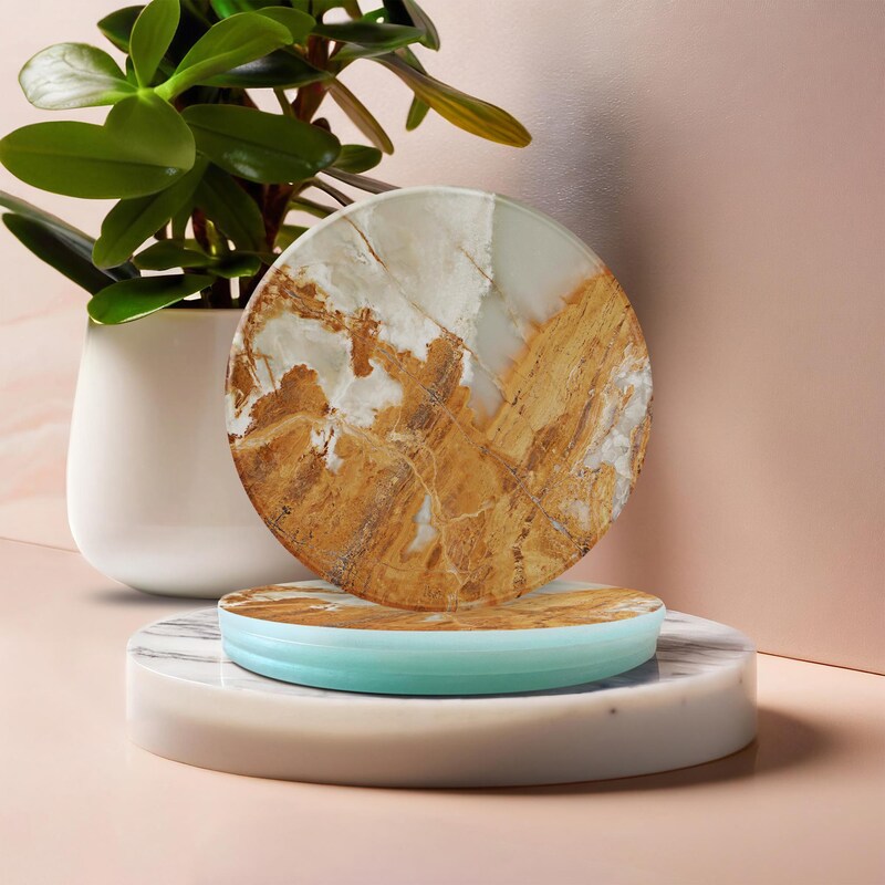 Marble Coasters - Etsy