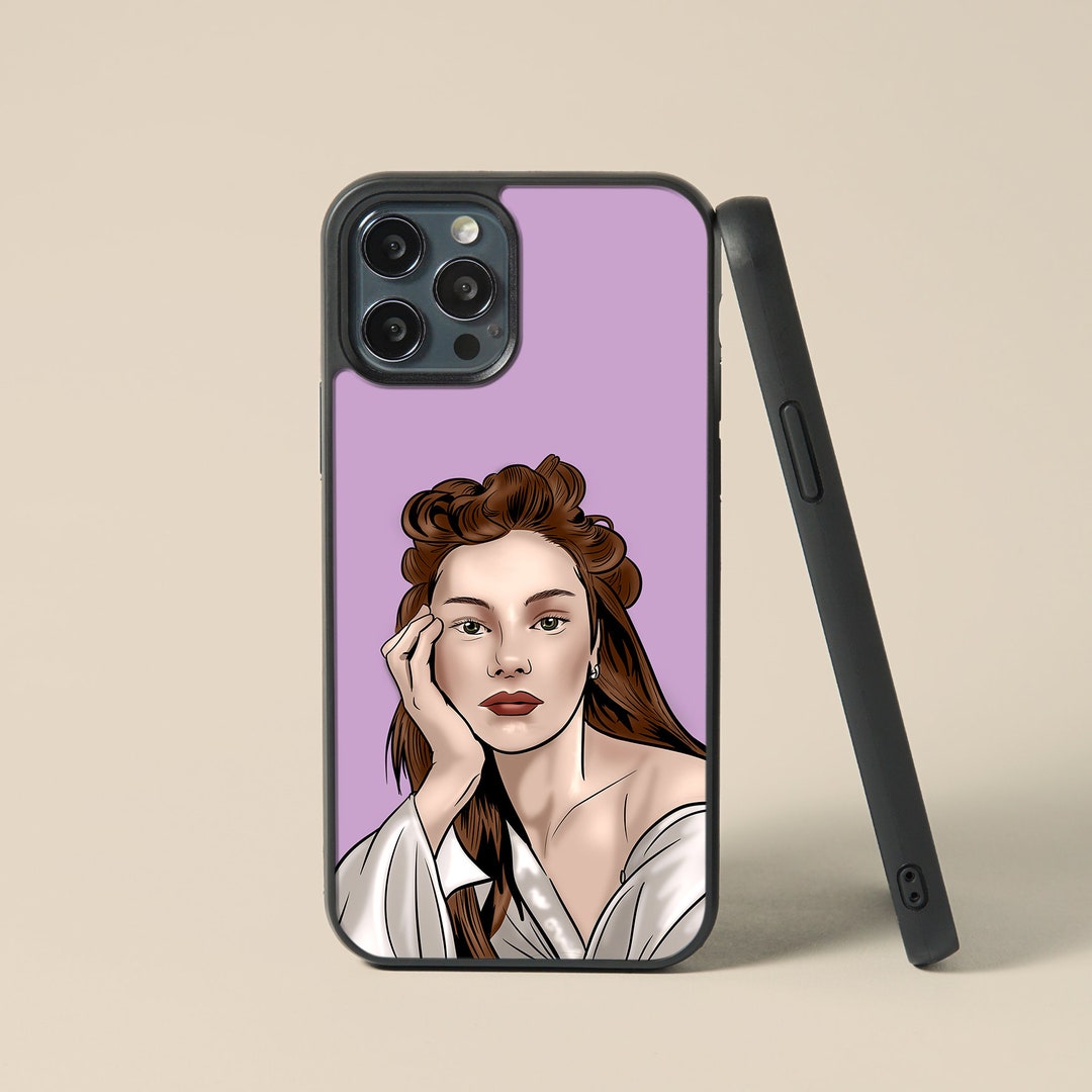 Custom Portrait Hand-drawn Vector Phone Case | Personalised Couple ...