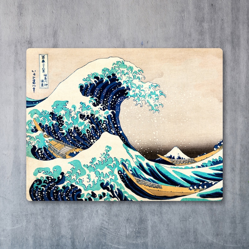 Hokusai the Great Wave off Kanagawa Famous Japanese Art - Etsy UK