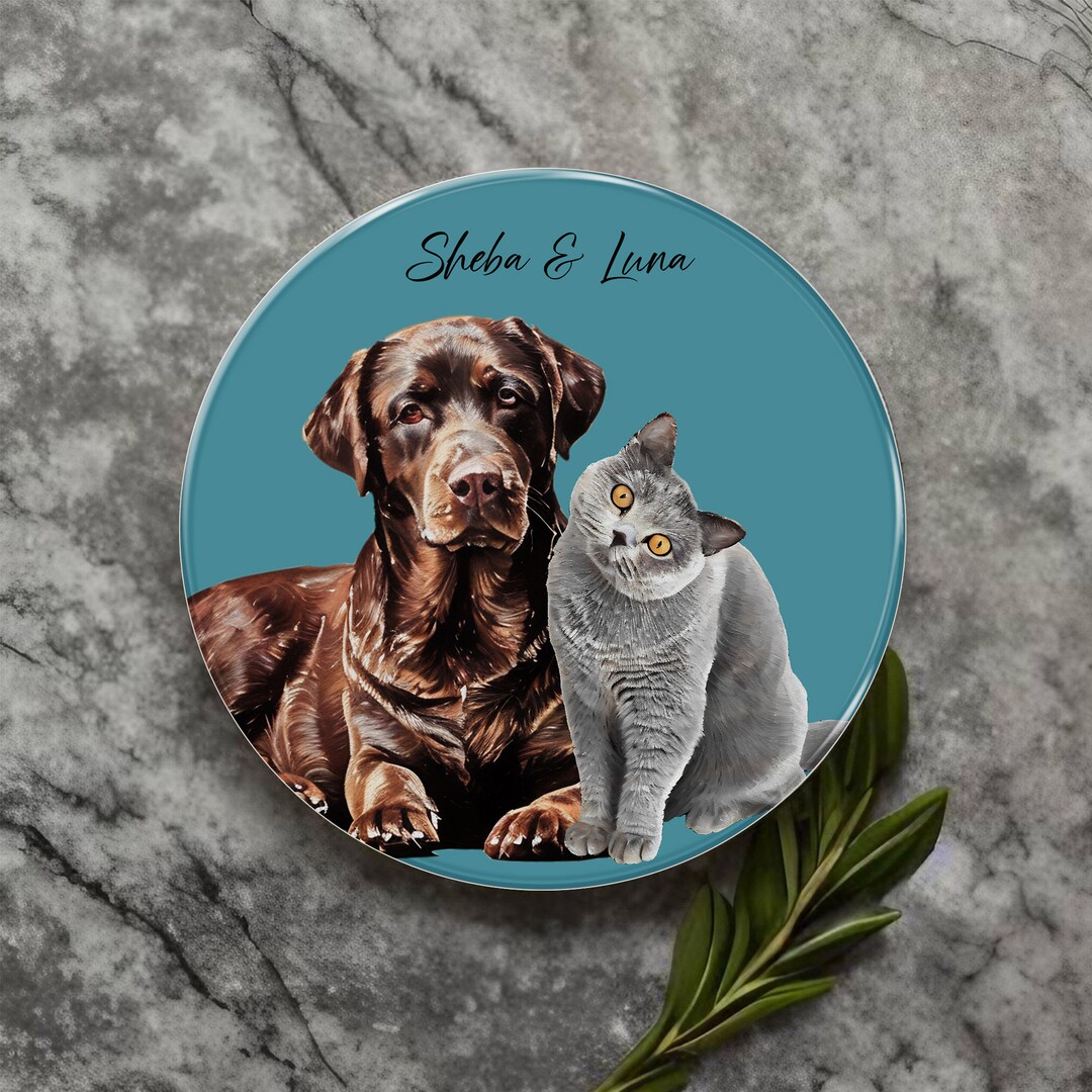 Custom Pet Coasters | Glass Placemats | Coffee Table Coaster ...