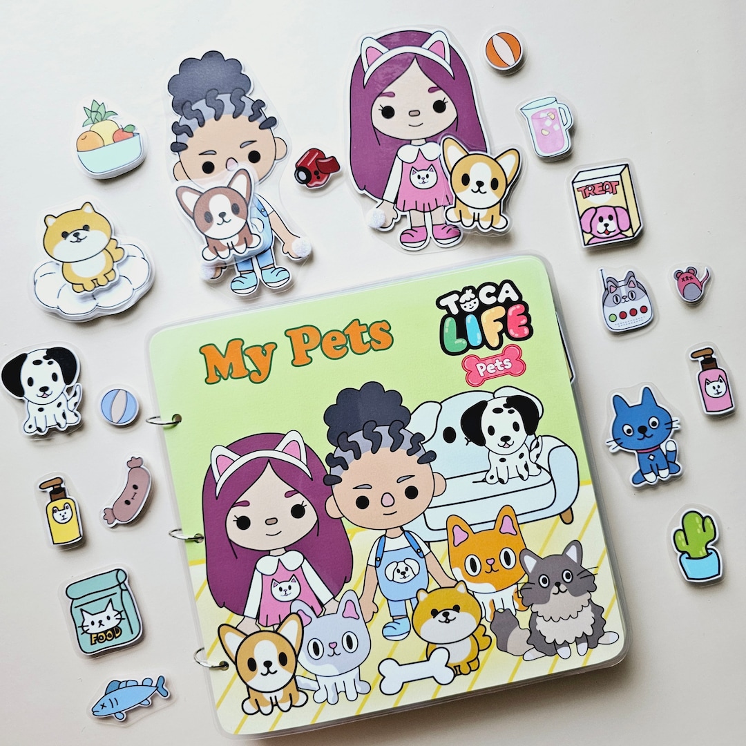 Toca Boca Book, Toca Life Stories, Toca Life World, 6 Pages NOT ...