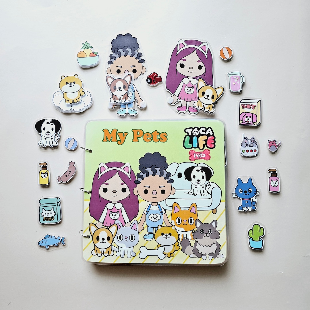 Toca Boca Toca Life My Pets Toca Boca Book House 8 Pages NOT - Etsy New ...