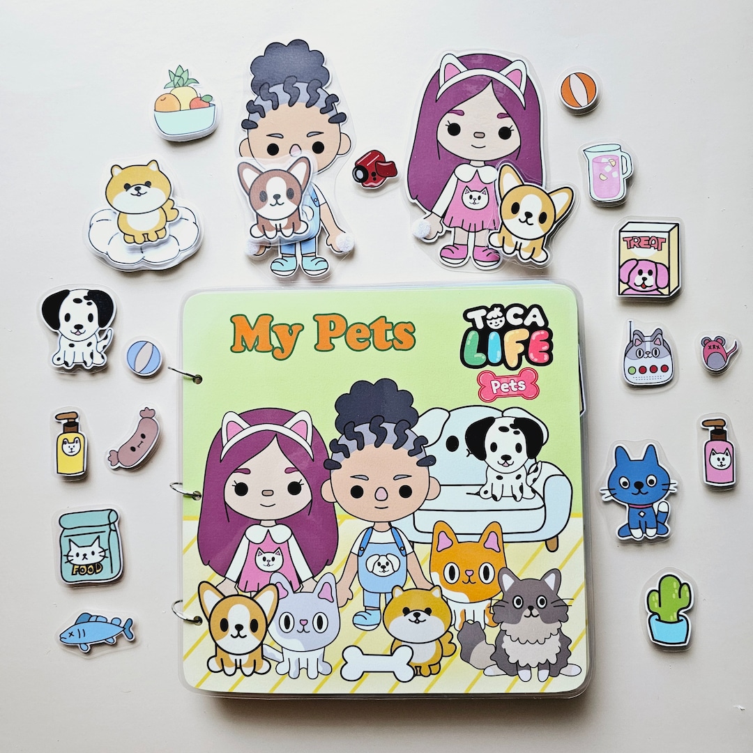 Toca Boca Quiet Book 8 Pages, Toca Life World, NOT PRINTABLE ...