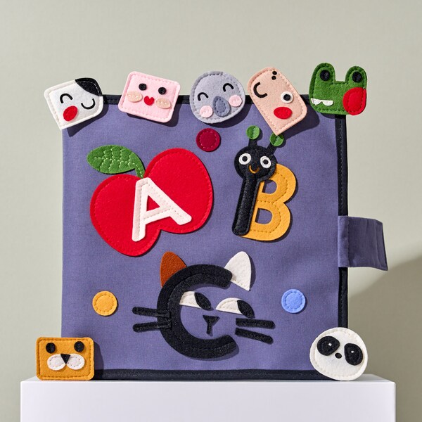 Abc Quiet Book - Etsy