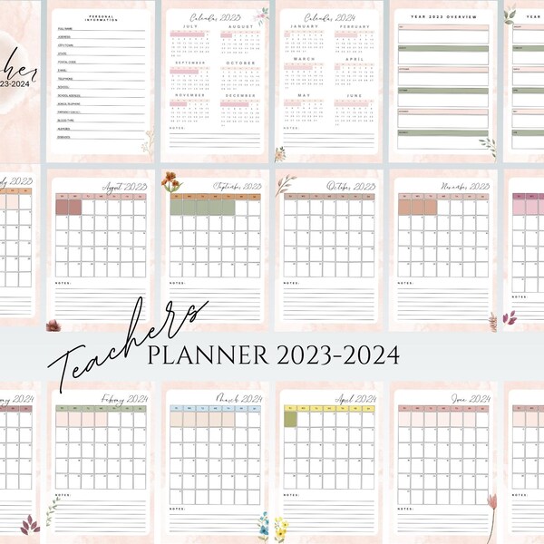 Art Teacher Planner - Etsy