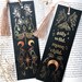 Set of 2 Magical Bookmarks Gold Foil Bookmarks Tassel - Etsy