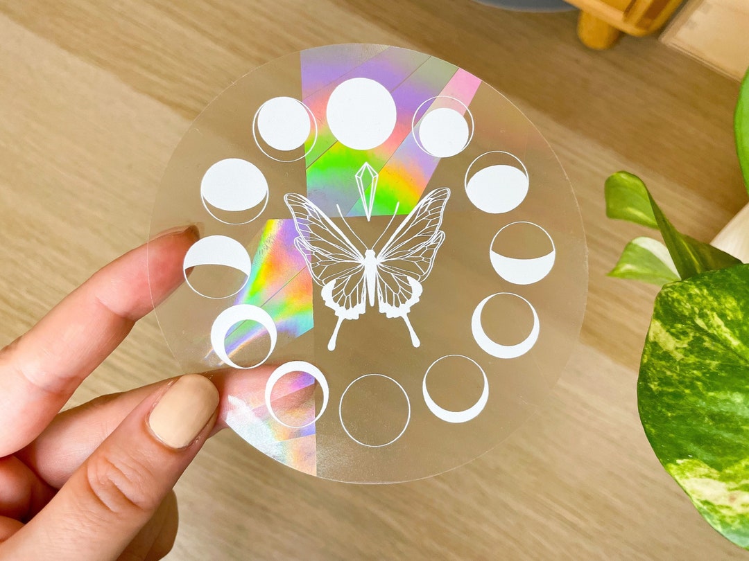 Moon Phases Butterfly Suncatcher Decalcomania per Creatore Di - Etsy