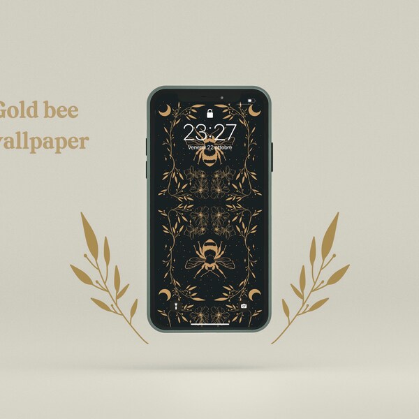 Bee Wallpaper - Etsy
