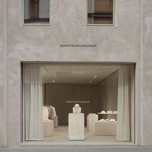 Shop Storefront Mockup, Facade Mockup, Boutique Front Mockup, Sign ...