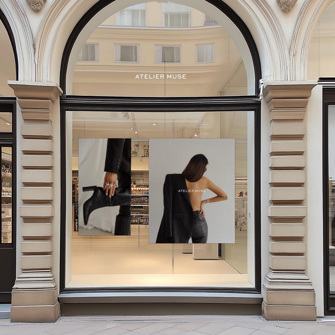 Shop Storefront Mockup, Facade Mockup, Boutique Front Mockup, Sign ...