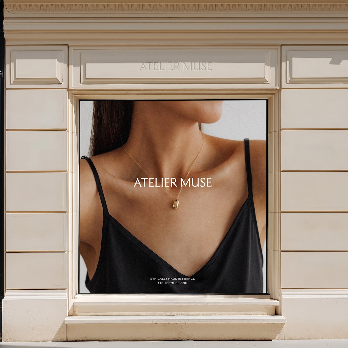 Luxury Boutique Shopfront Mockup: Signage Design PSD (4000x5600 Px) - Etsy