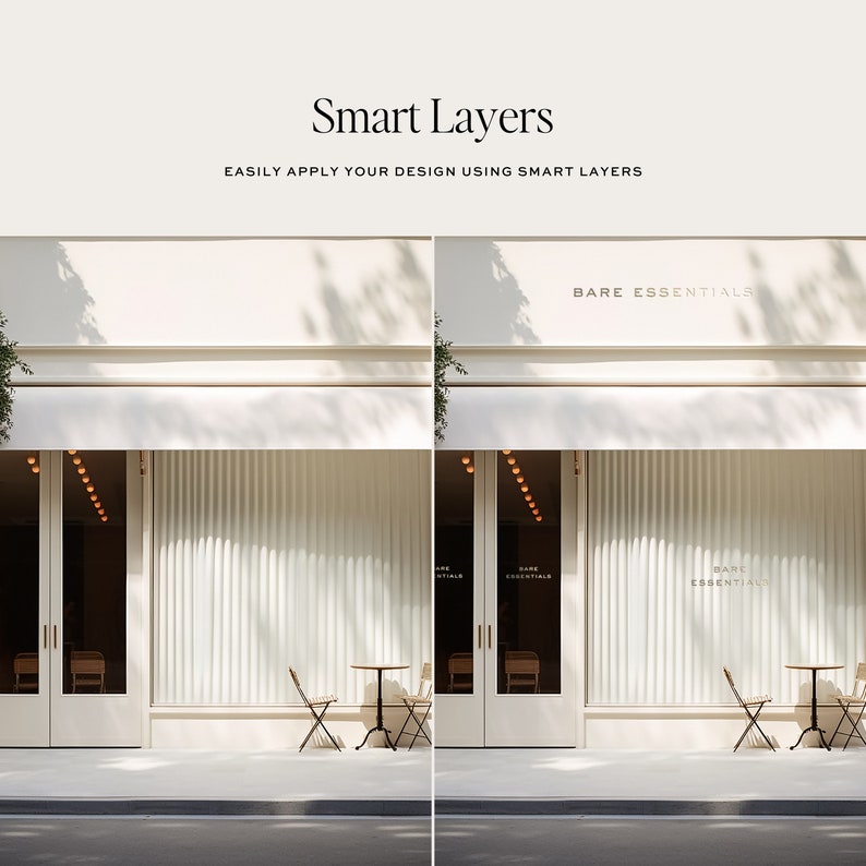 Shop Storefront Mockup, Facade Mockup, Window Display Mockup, Sign ...