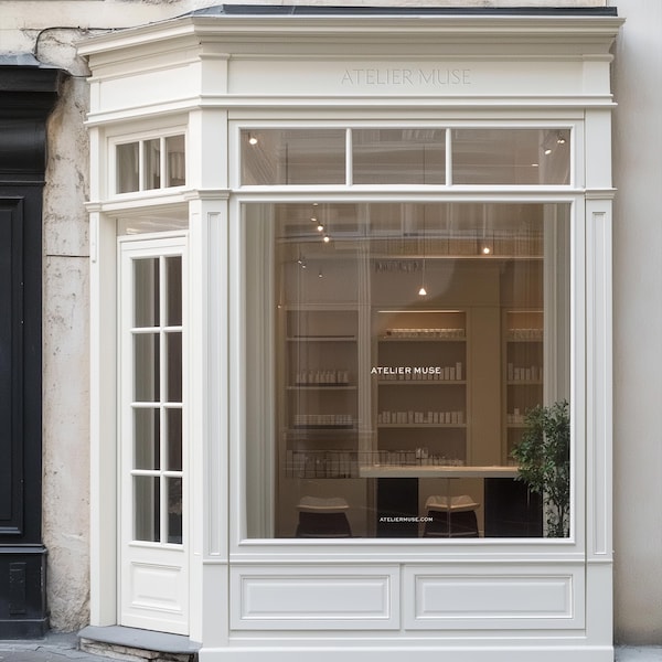 Hair Salon Window Design - Etsy