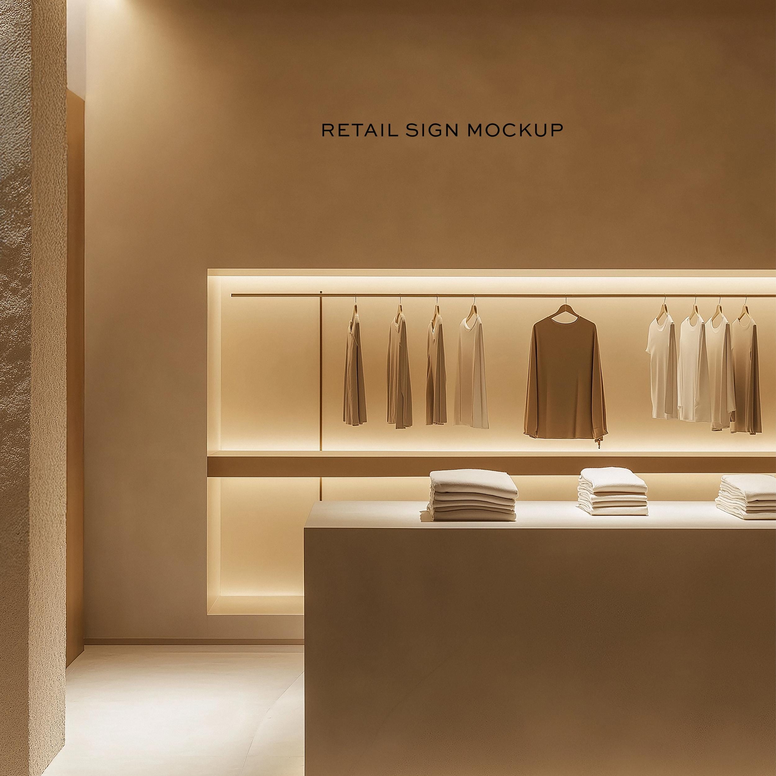 Retail Store Sign Mockup, Boutique Branding PSD - Etsy