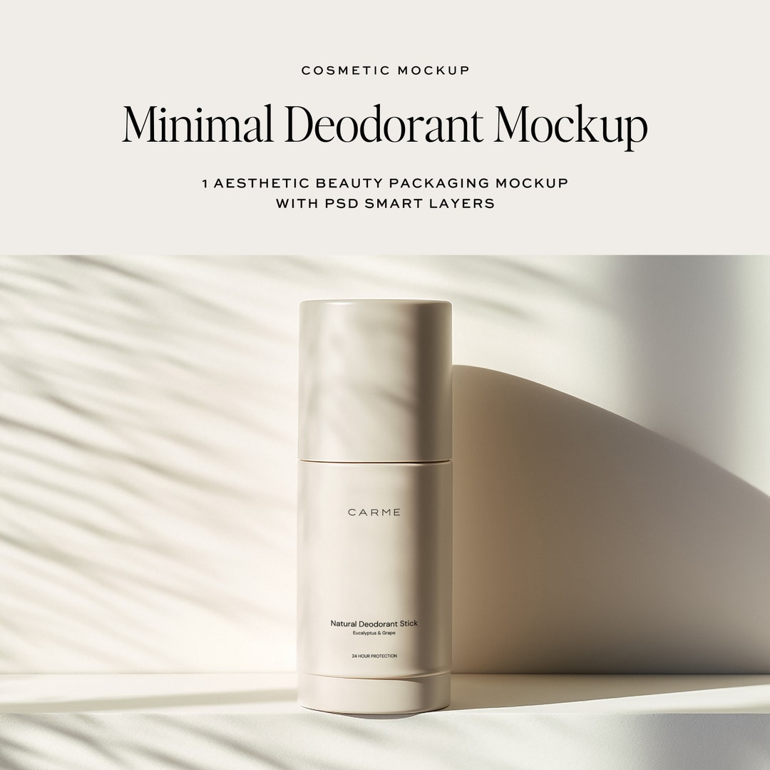 Cosmetic Tube Mockup, Deodorant Packaging Display, Skincare Product ...