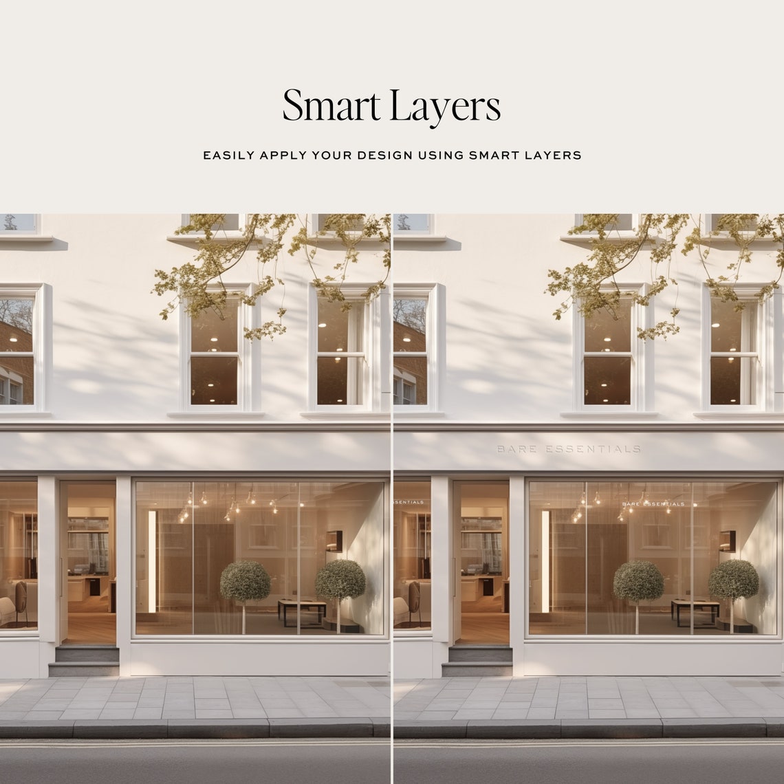 Shop Storefront Mockup, Facade Mockup, Window Display Mockup, Sign ...