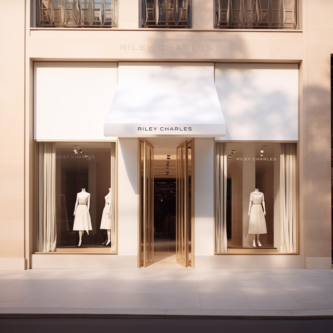 Shop Storefront Mockup, Facade Mockup, Boutique Front Mockup, Sign ...