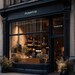 Café Shopfront Mockup, Coffee Shop Branding Mockup, Storefront Mockup ...