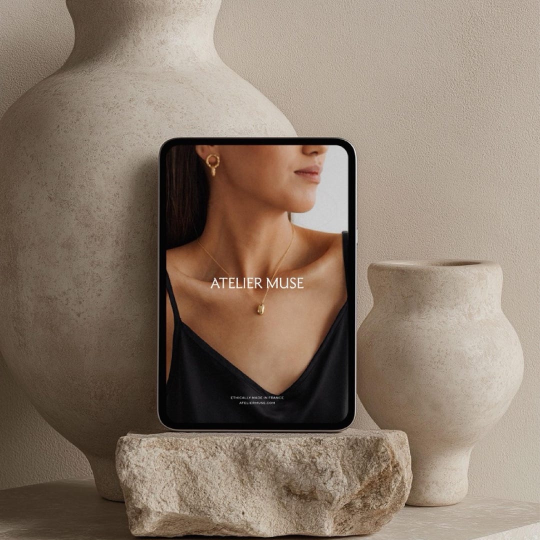 Modern iPad Screen Mockup: Web Design Display (PSD File) - Etsy