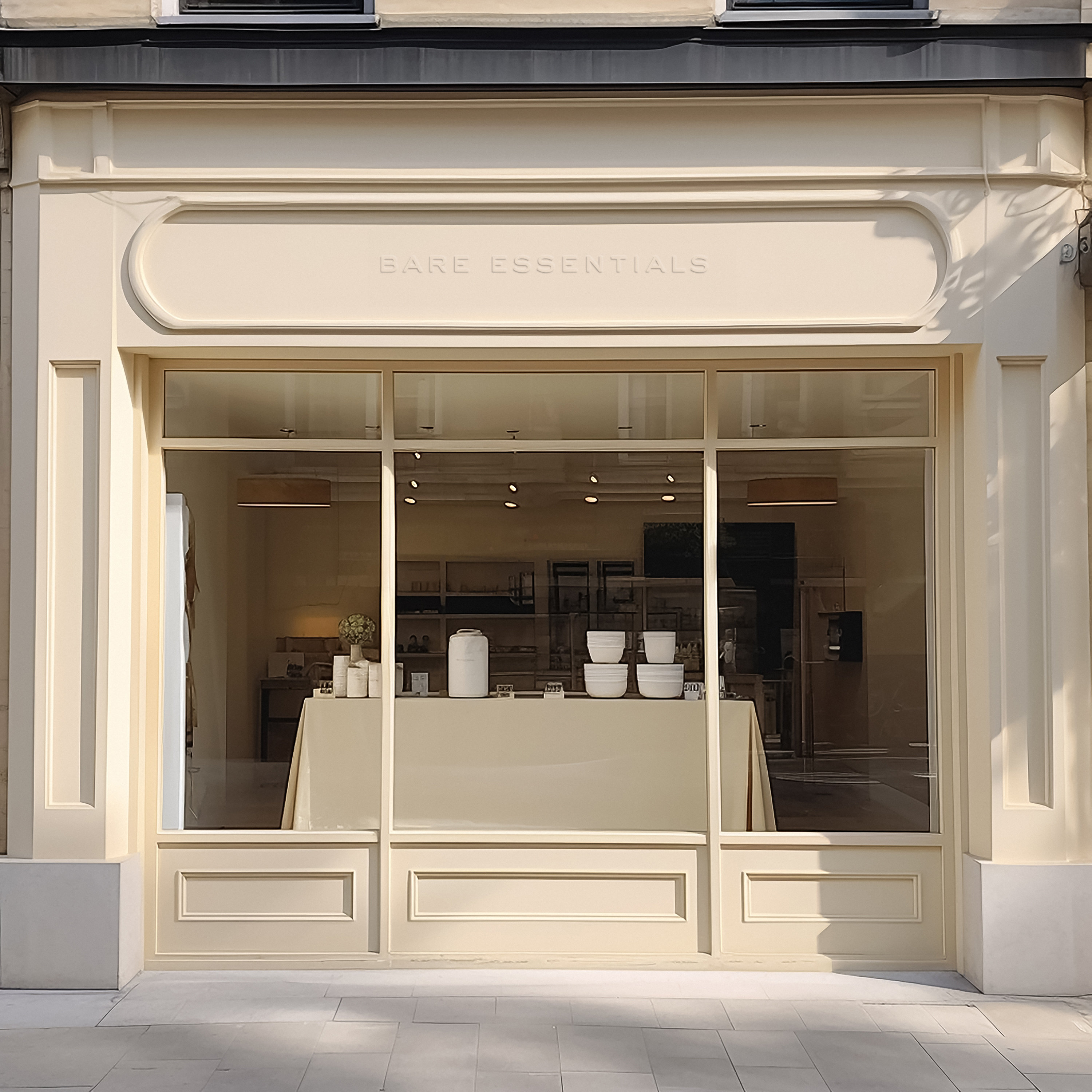 Shop Storefront Mockup, Facade Mockup, Window Display Mockup, Sign ...