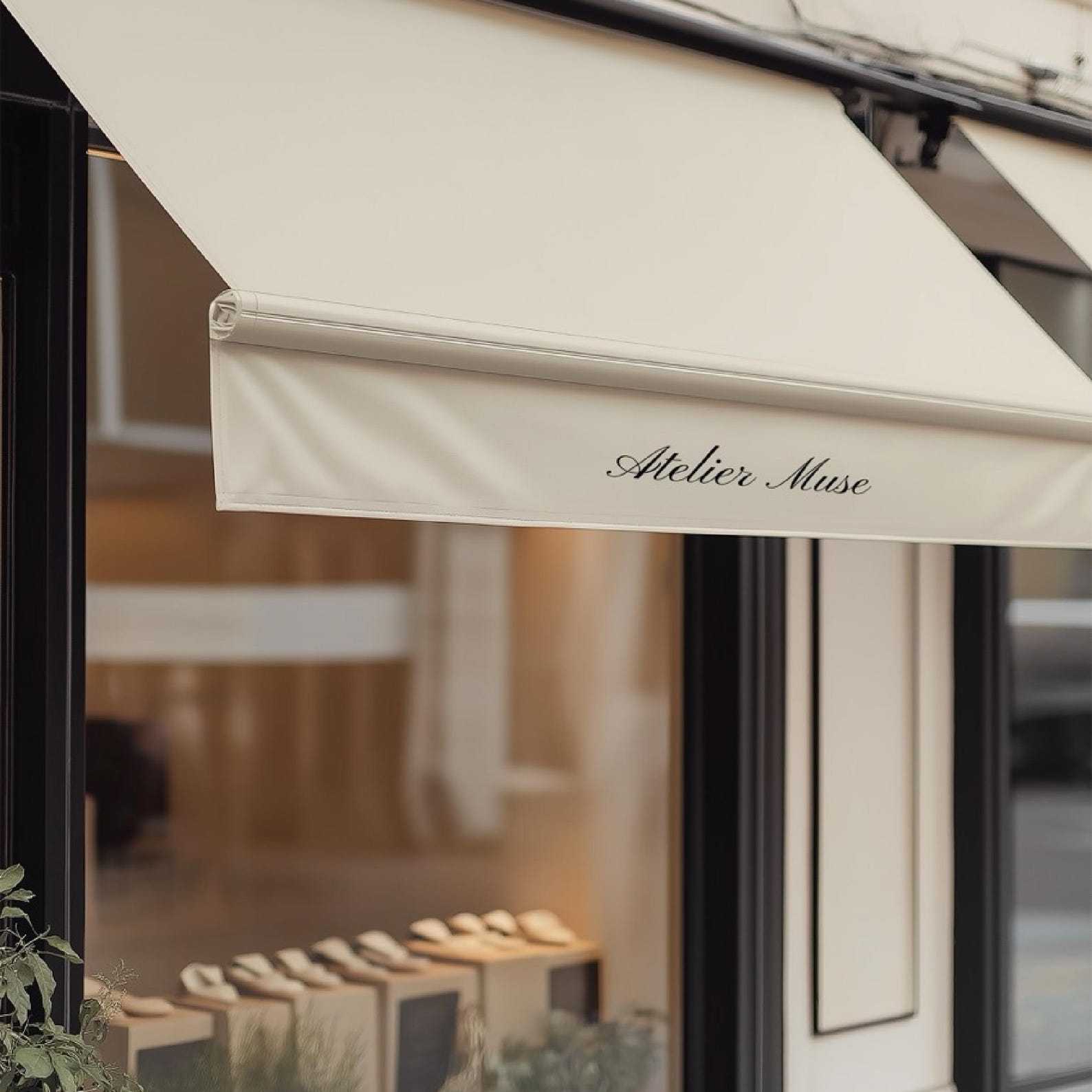 Shopfront Canopy Mockup PSD: Modern Storefront Design - Etsy