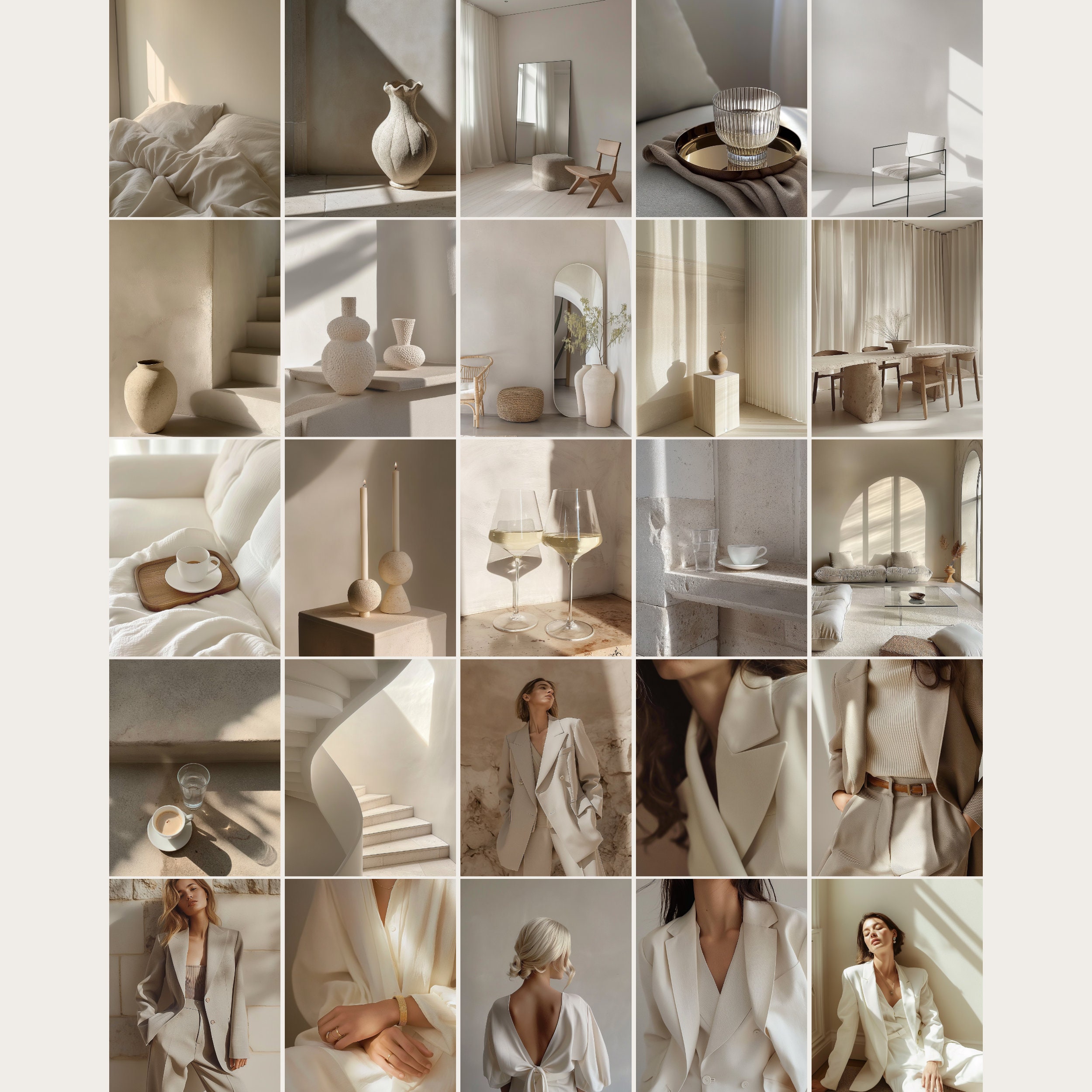 Neutral Aesthetic Stock Image Collection, Beauty & Lifestyle Photos ...