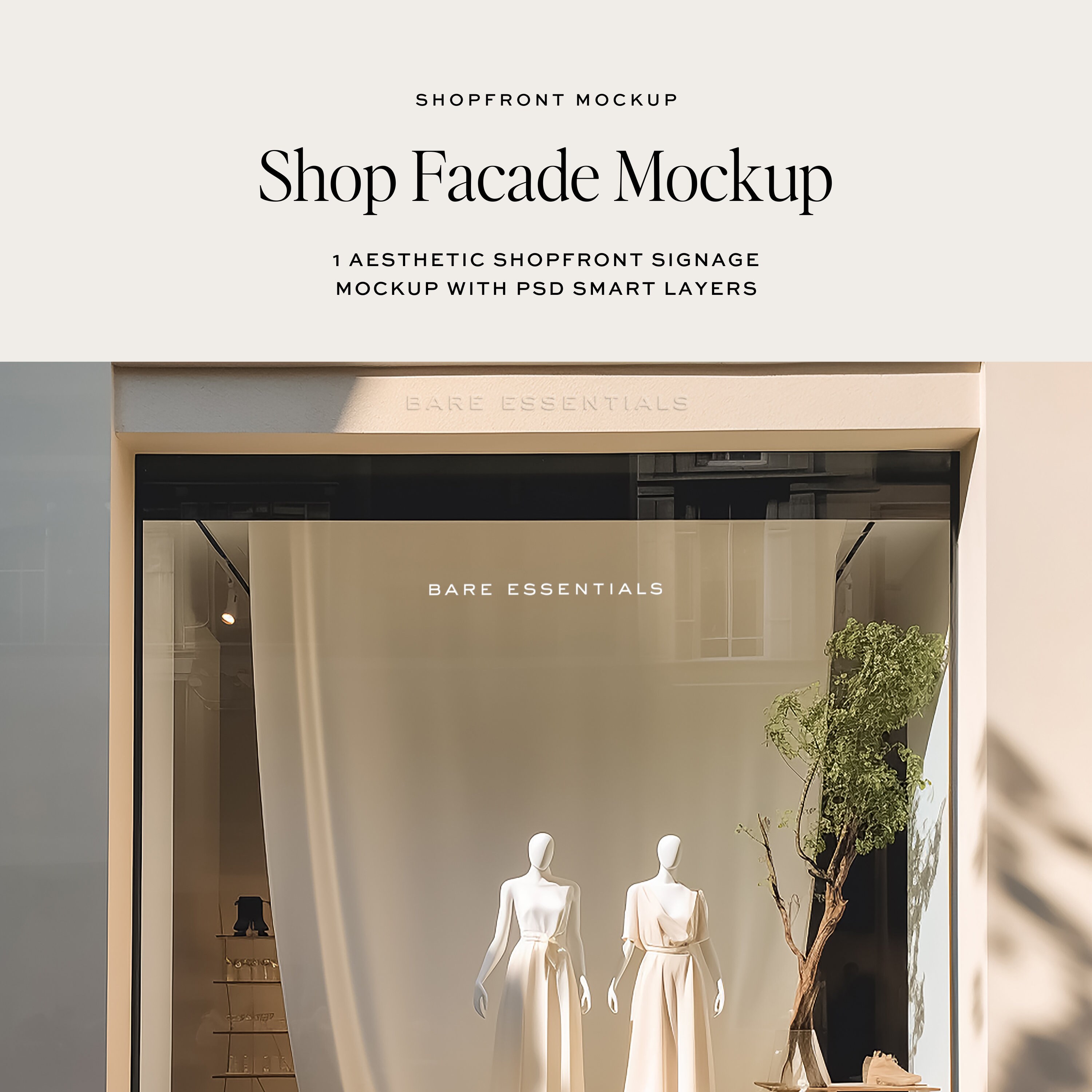 Shop Storefront Mockup Facade Mockup Window Display Mockup - Etsy