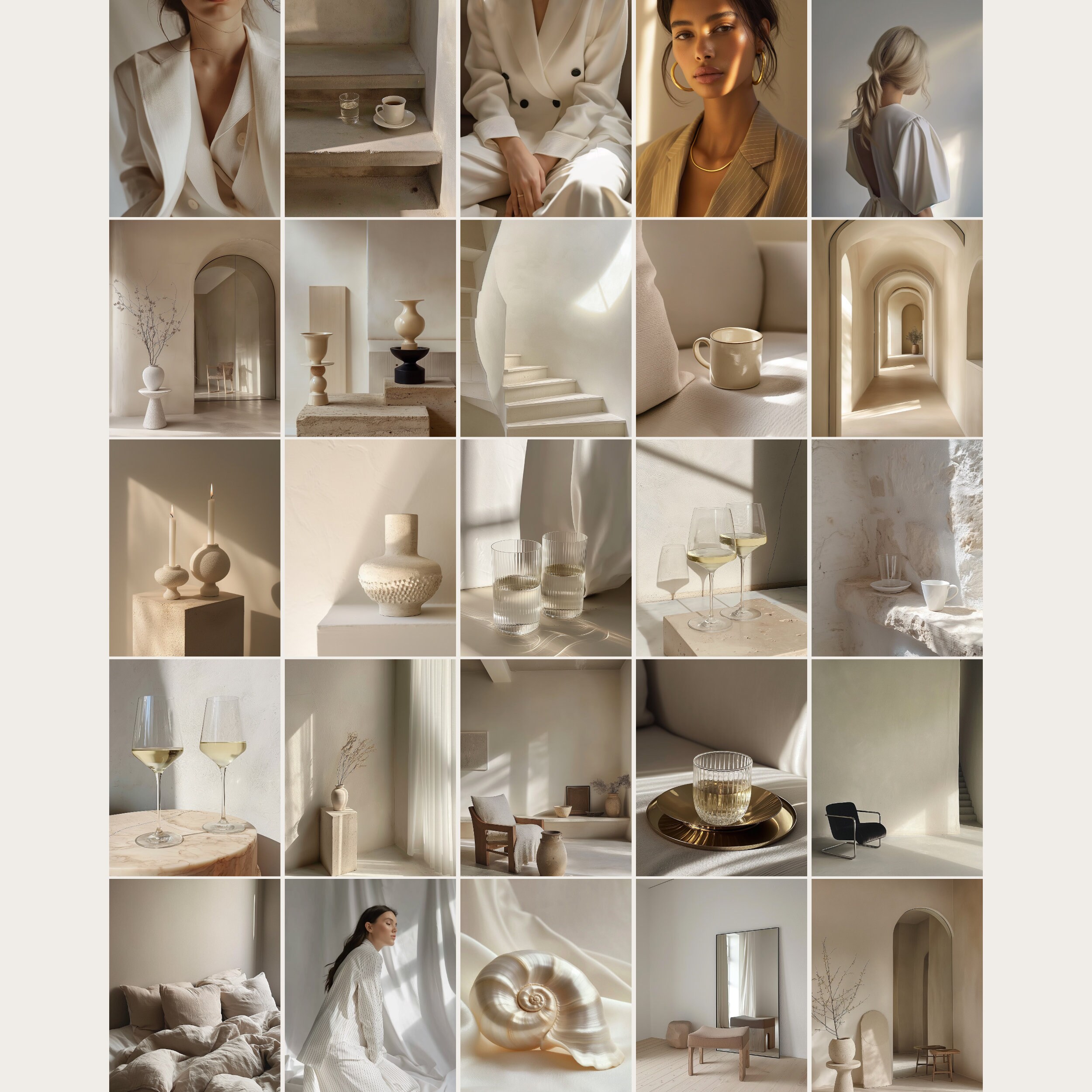 Neutral Aesthetic Stock Image Collection, Beauty & Lifestyle Photos ...