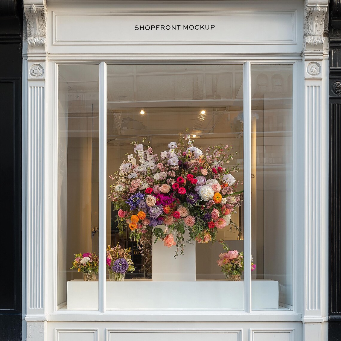 Luxury Florist Shopfront Mockup: Signage & Window Decal Effects PSD - Etsy